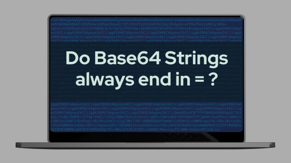 Do Base64 Strings Always End In An Equal Sign Working With Blobs Binary And Base64